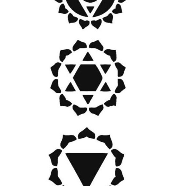 Chakra Reusable Stencil - Etsy