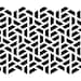 Geometric Triangle Star Pattern Stencil - Etsy