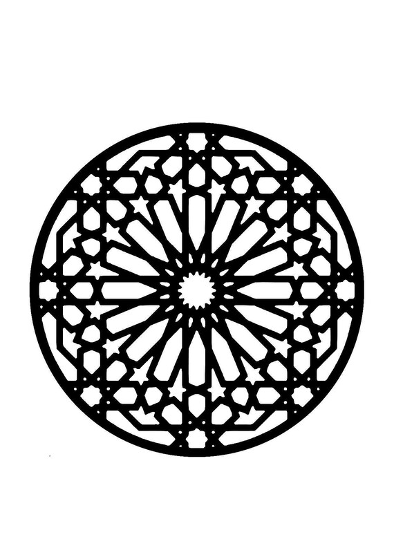 Moroccan Star Stencil