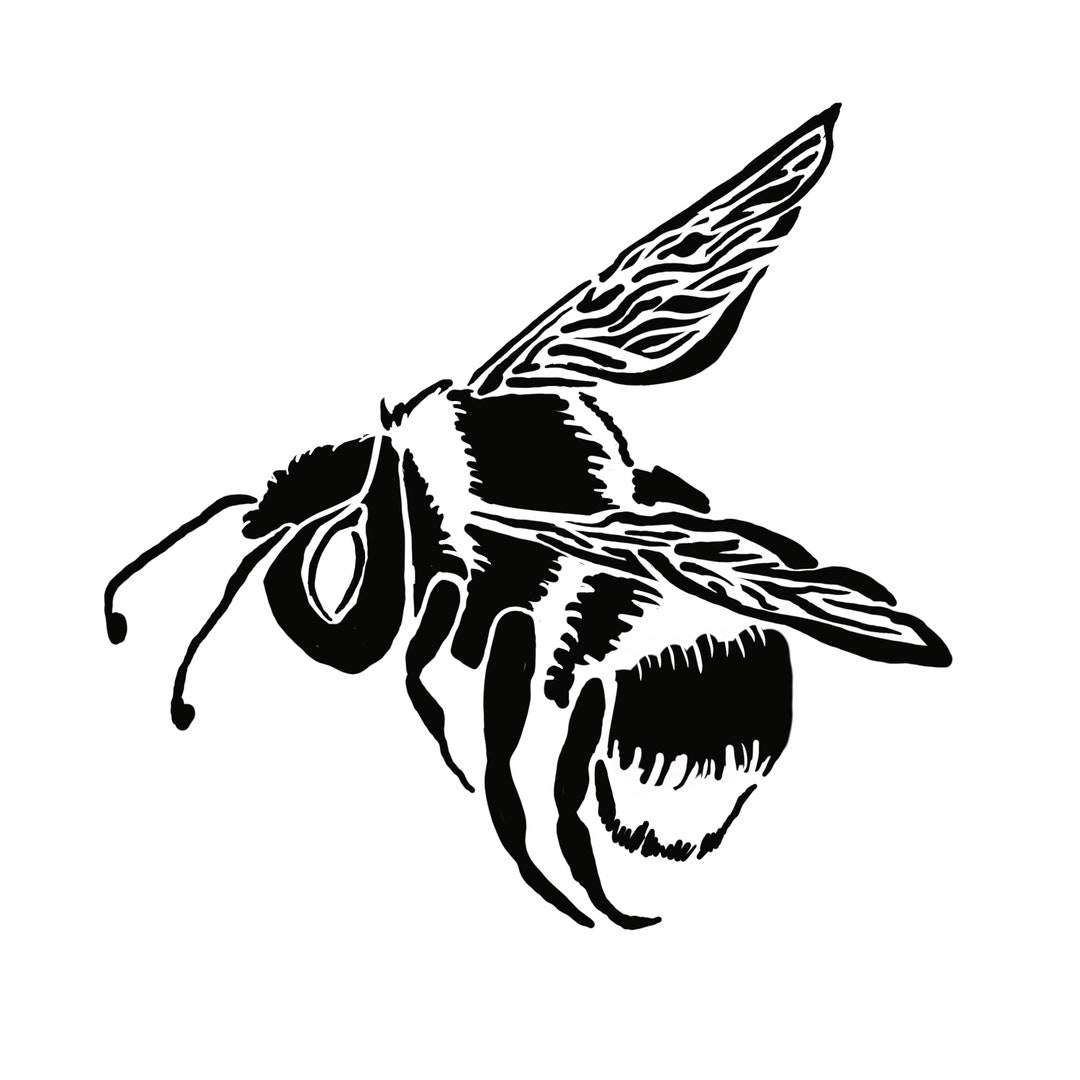 Bumble Bee Reusable Stencil - Etsy