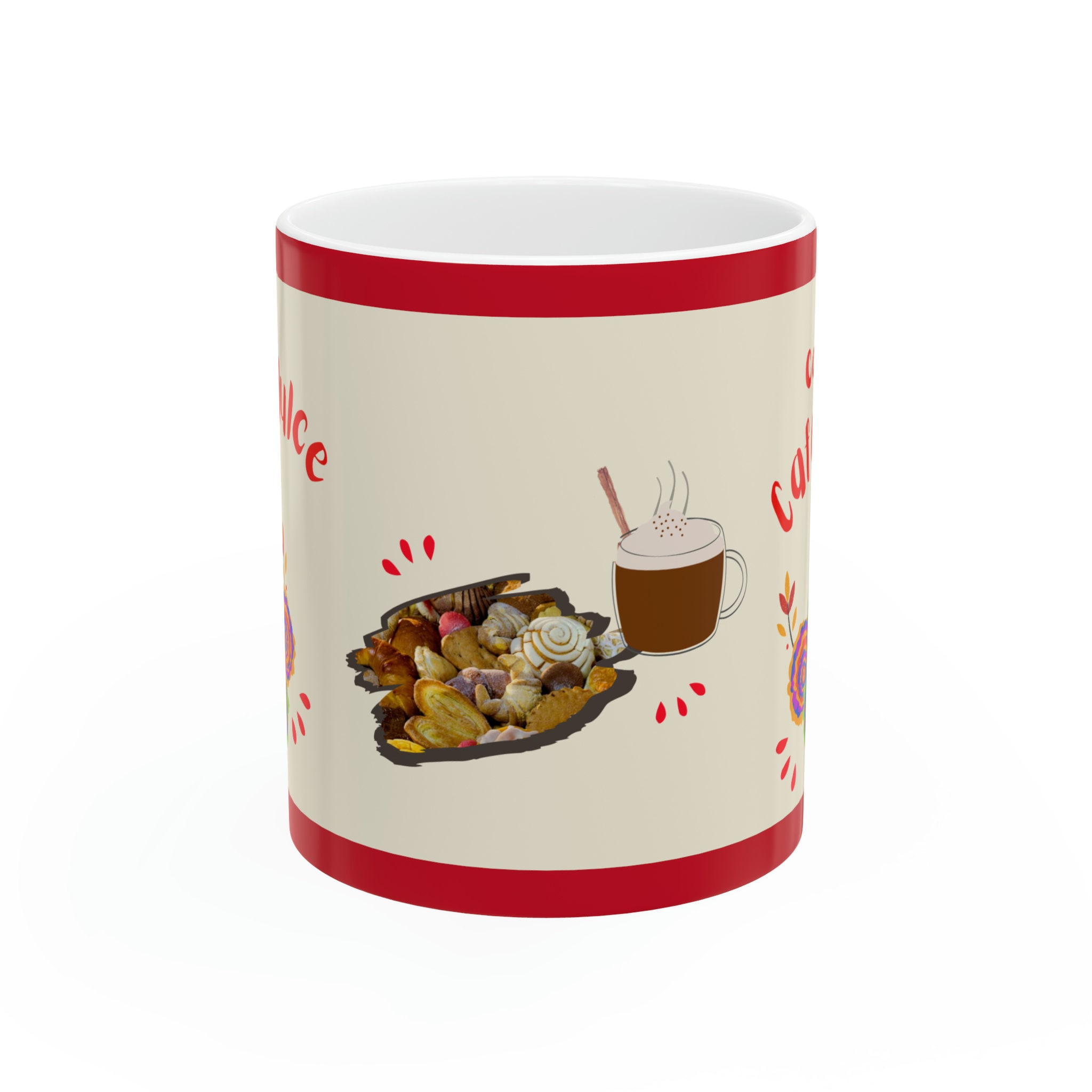 Mug 11oz - Spanish Cafecito Series Pan Dulce Con Cafecito - Etsy