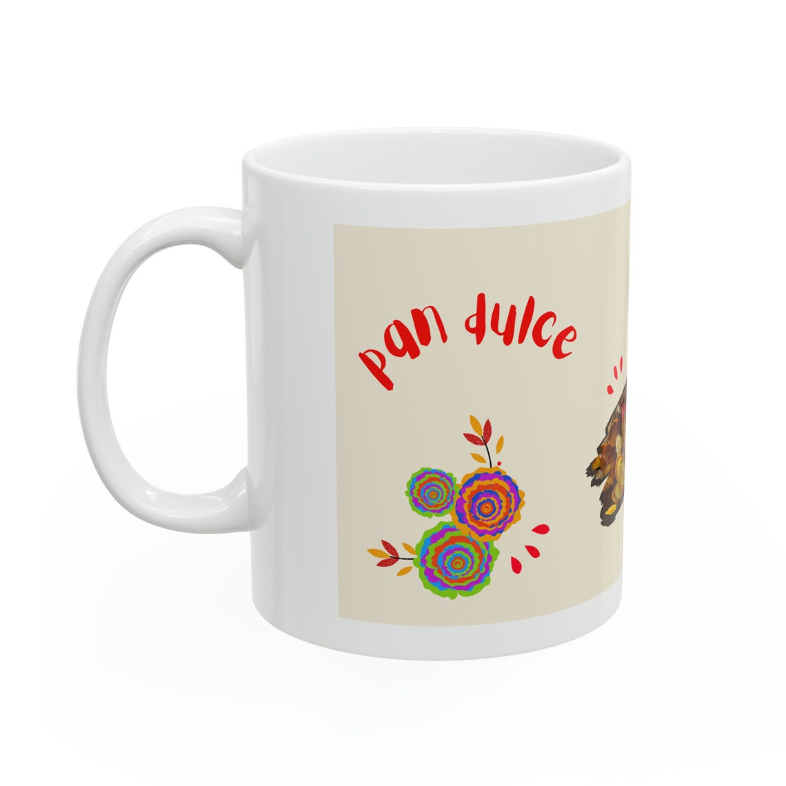 Mug 11oz - Spanish Cafecito Series Pan Dulce Con Cafecito - Etsy