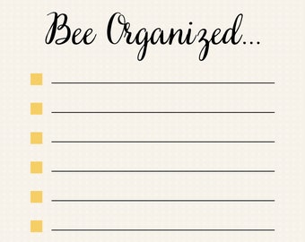 Bee Organized - Etsy
