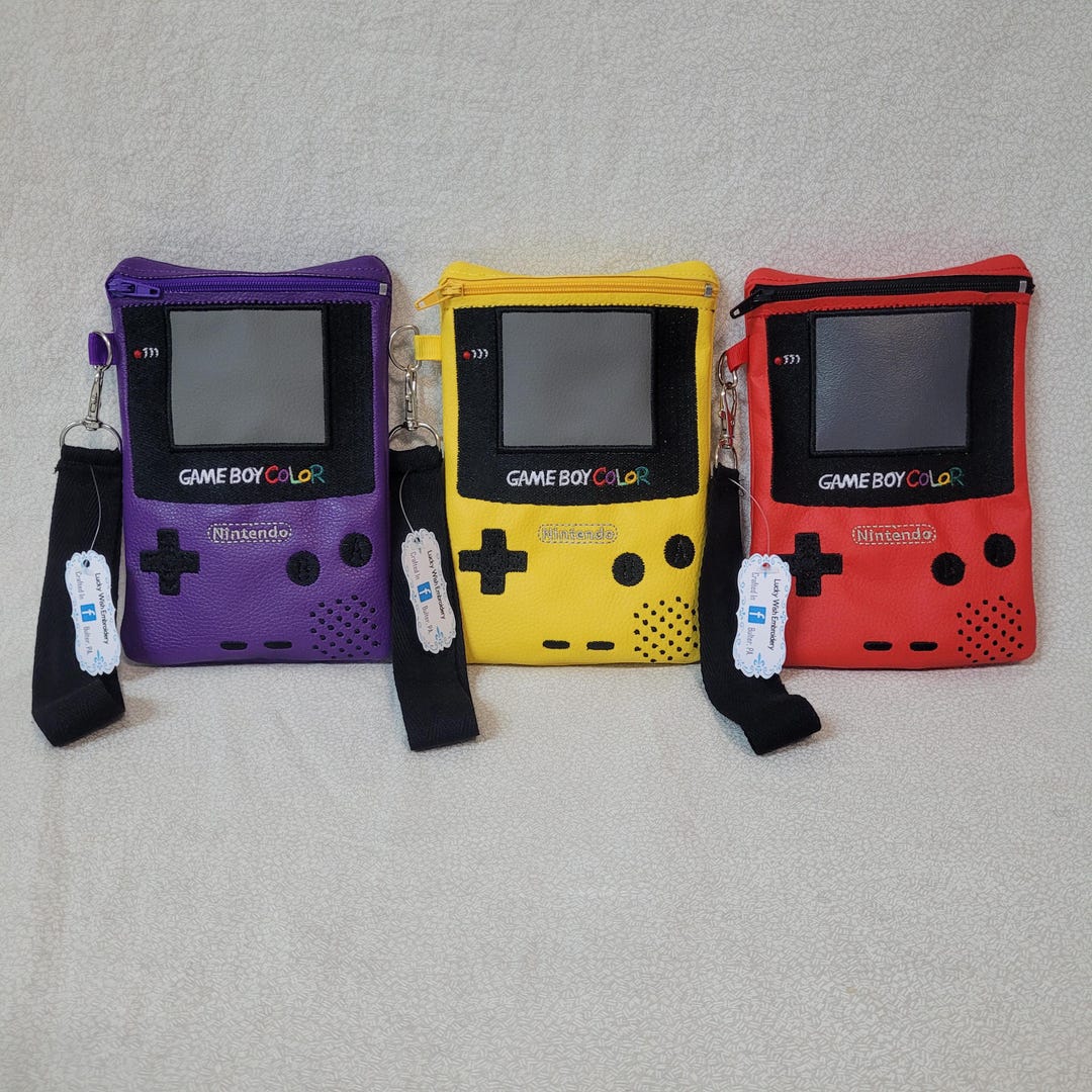 Embroidered Video Game Purse Wristlet - Etsy