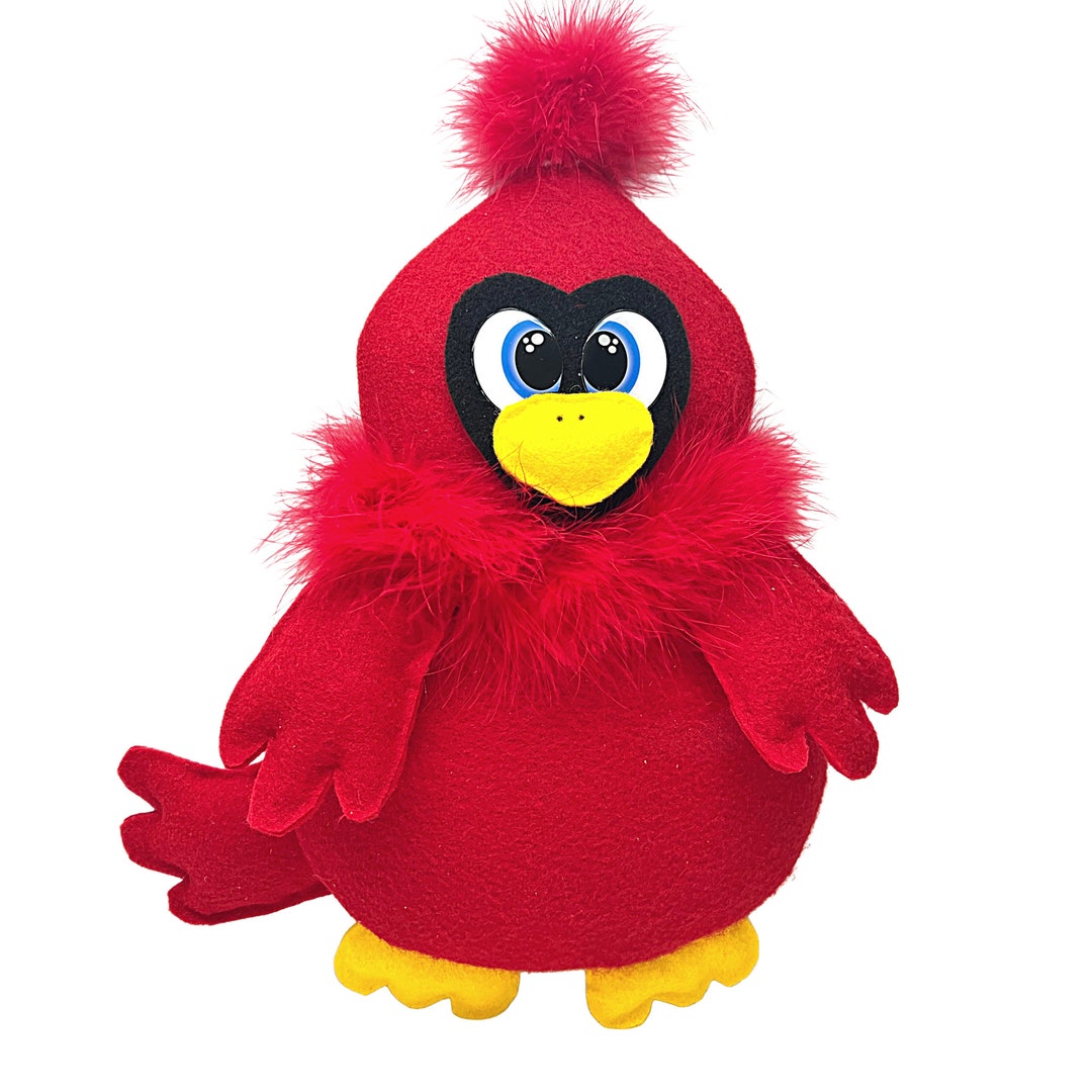 Chunky Cardinal Wreath Attachment, Cardinal Lover Wall Art, Redbird ...