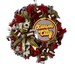 Handmade Chiefs Fan Wreath, Sports Front Door Decor, Football Game Day ...