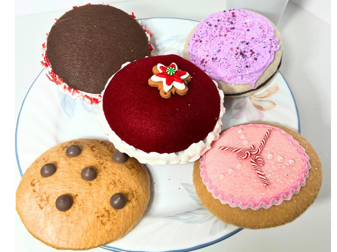 How to Make Felt Cookies Tutorial | Easy Step-by-step No-sew DIY Craft ...