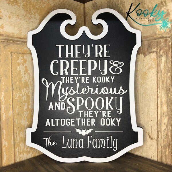 Addams Family Decor - Etsy