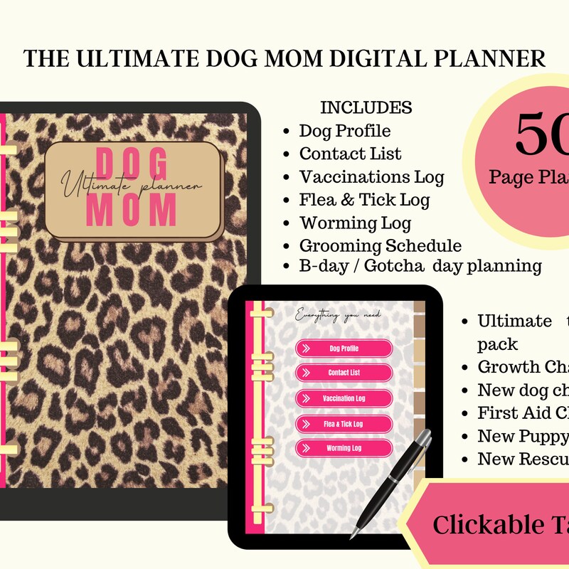 Pet Planner - Etsy