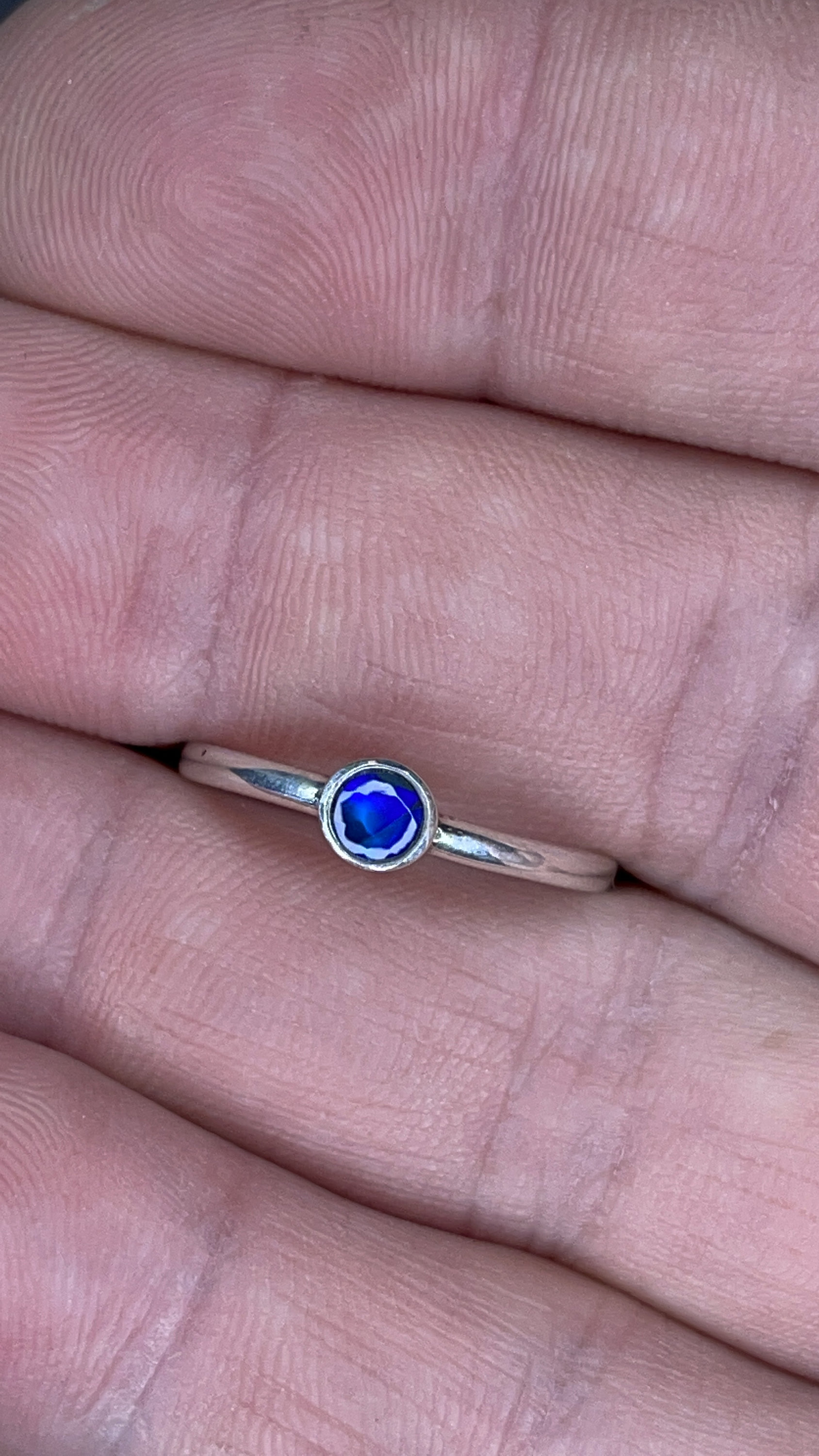 Lightning Ridge Black Opal Ring - Etsy