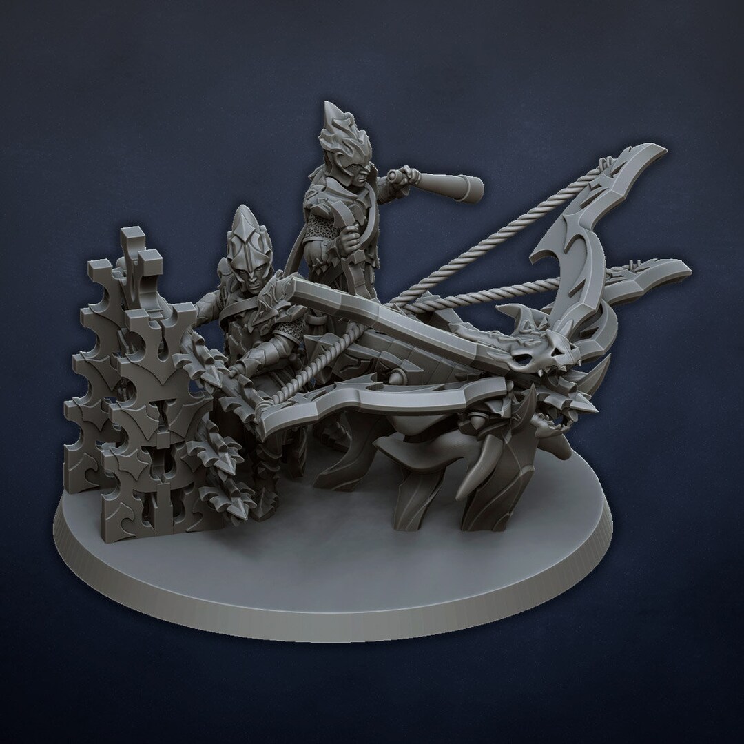 Dragonslake Miniatures Dread Elves Bolt Thrower - Etsy