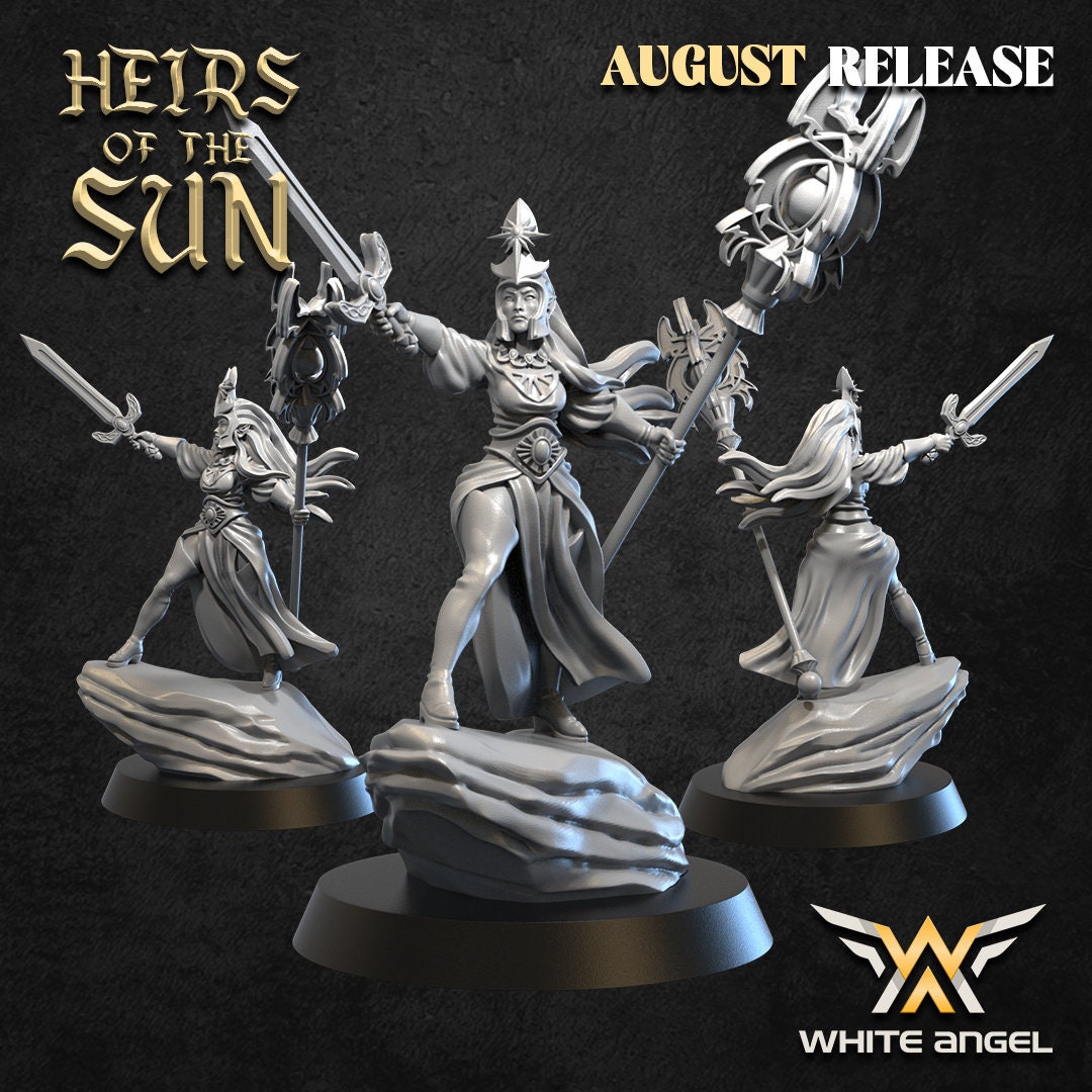 White Angel Miniatures High Priestess - Etsy