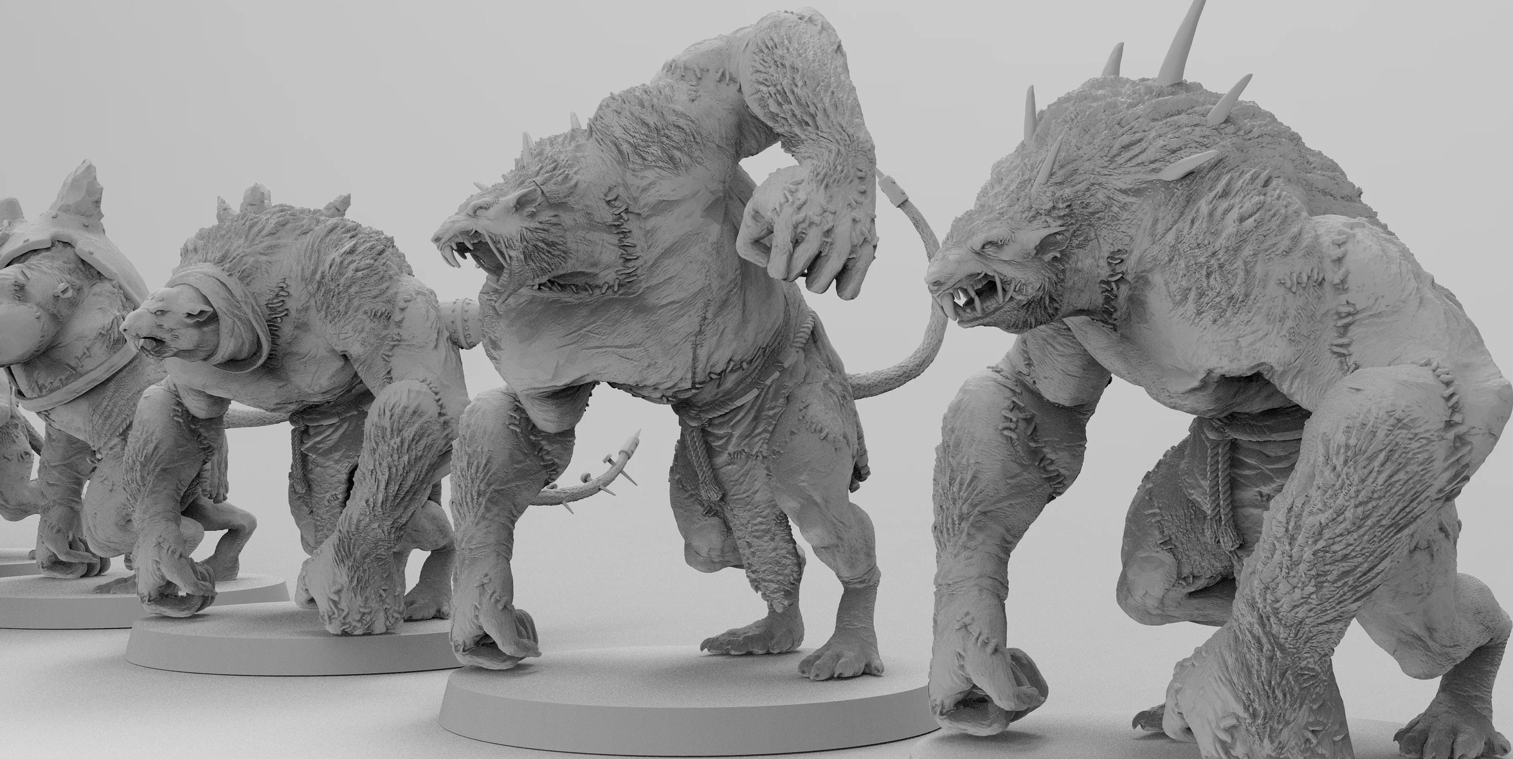 Vermin Swarm Ogres by Emang - Etsy