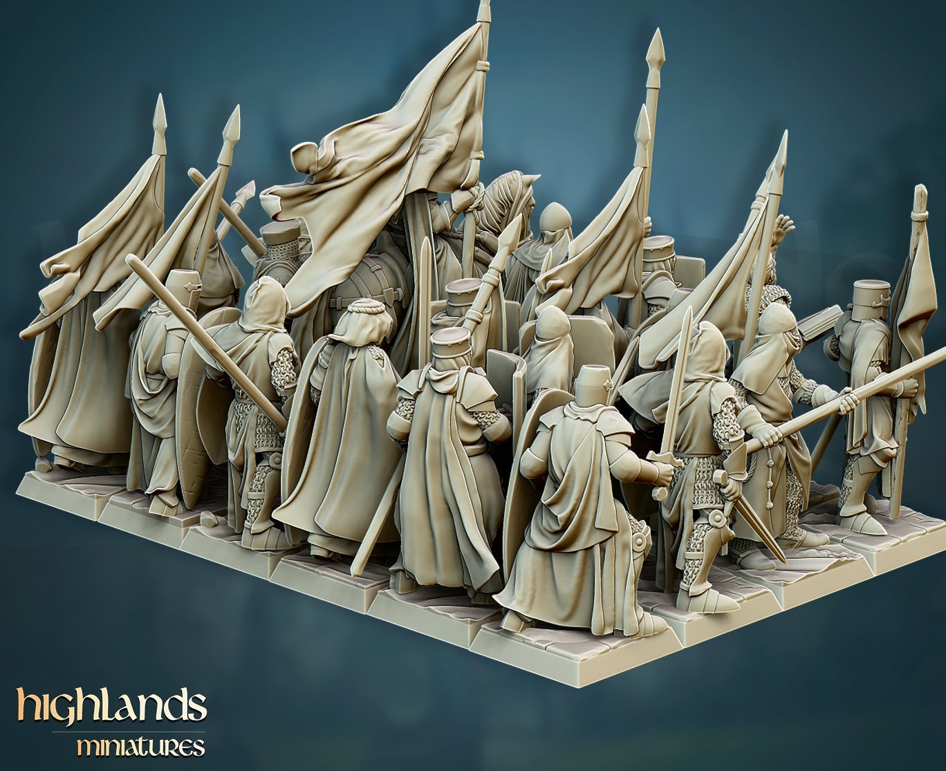 Highlands Miniatures Crusaders - Etsy