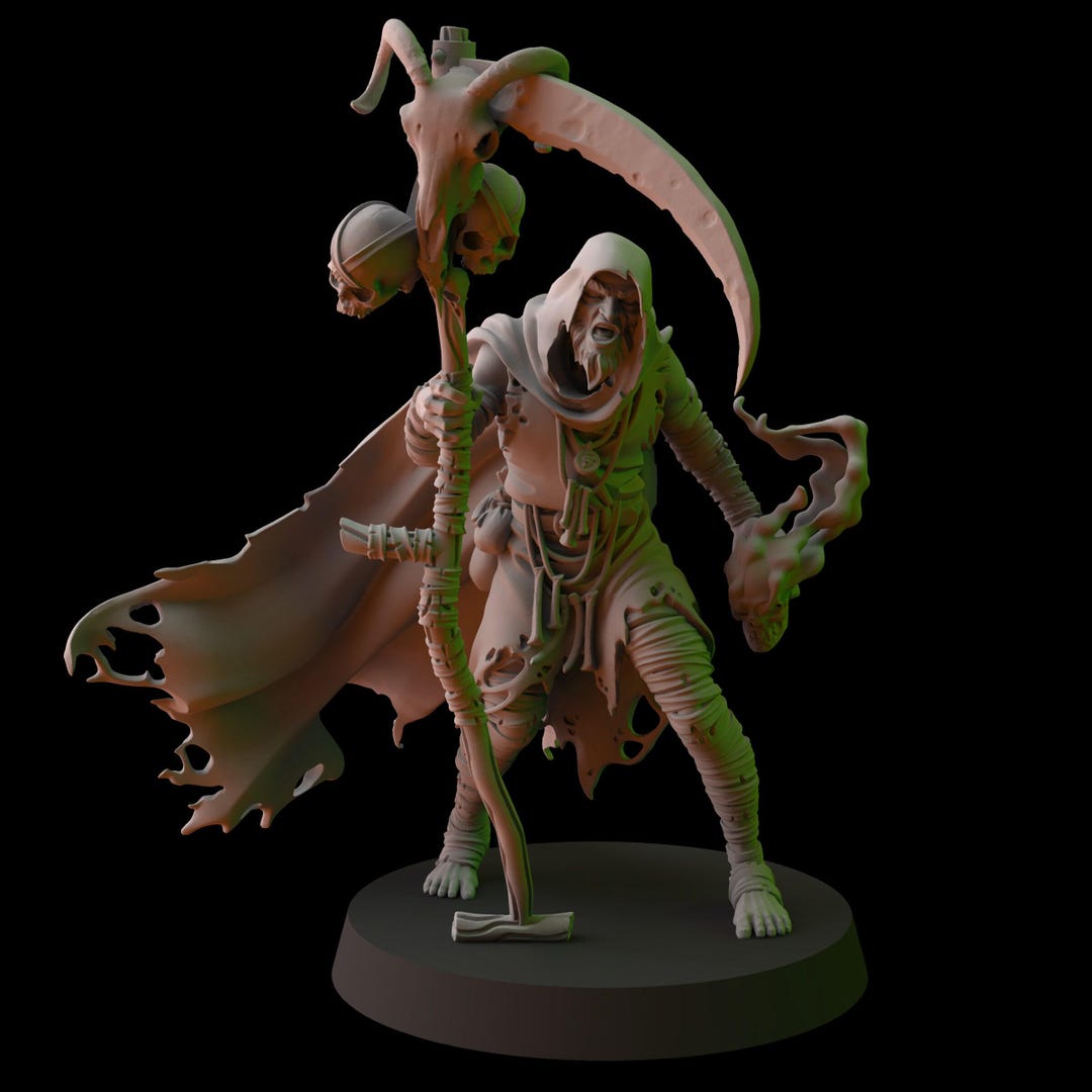 Fantasy Cult Miniatures Necromancer | Free Bases Included| Get ...