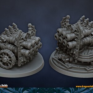 Dragonslake Miniatures Dwarf Organ Gun - Etsy