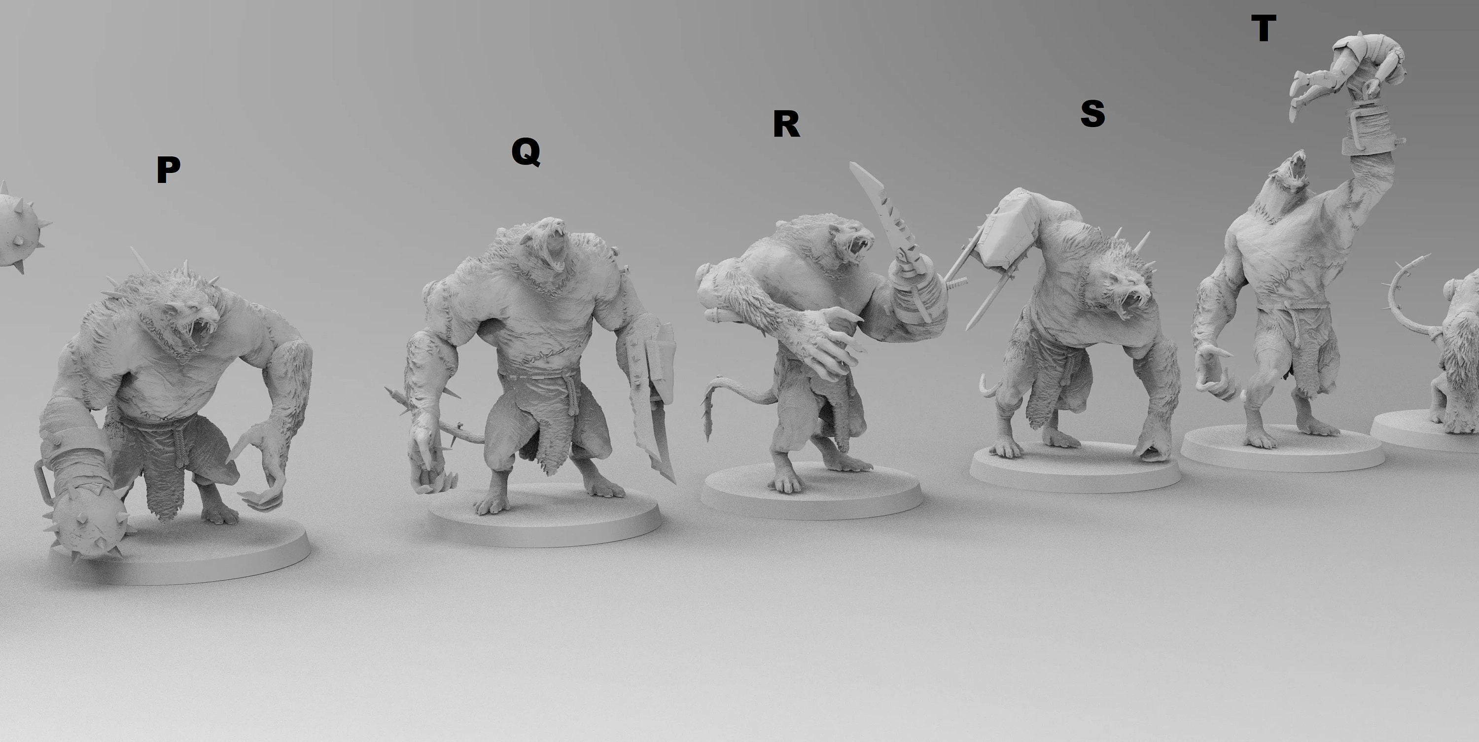 Vermin Swarm Ogres by Emang - Etsy