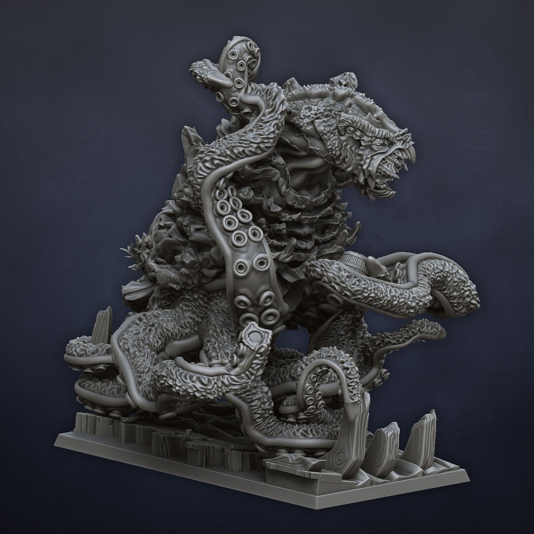 Miniatures Dread Elves Kraken | FREE BASES INCLUDED| Get Additional ...