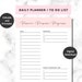 Daily Editable Planner, Printable Task Schedule, Productivity Planner ...
