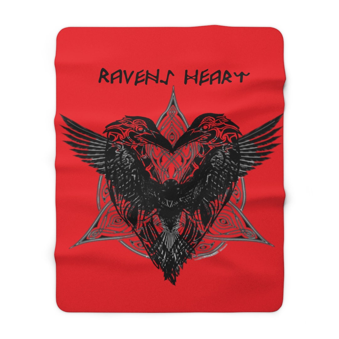 Ravens Heart Blanket Viking Celtic Gift for Pagan Heathen - Etsy