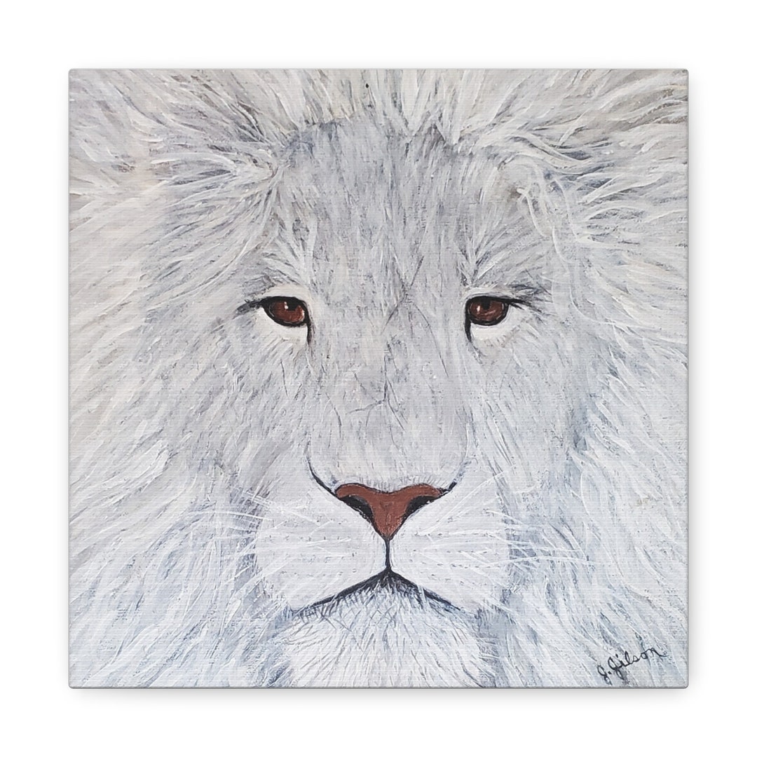 Nordic White Lion, Weiss Leo, Gnostic Lowin, Leo Zodiac, Canvas Gallery ...