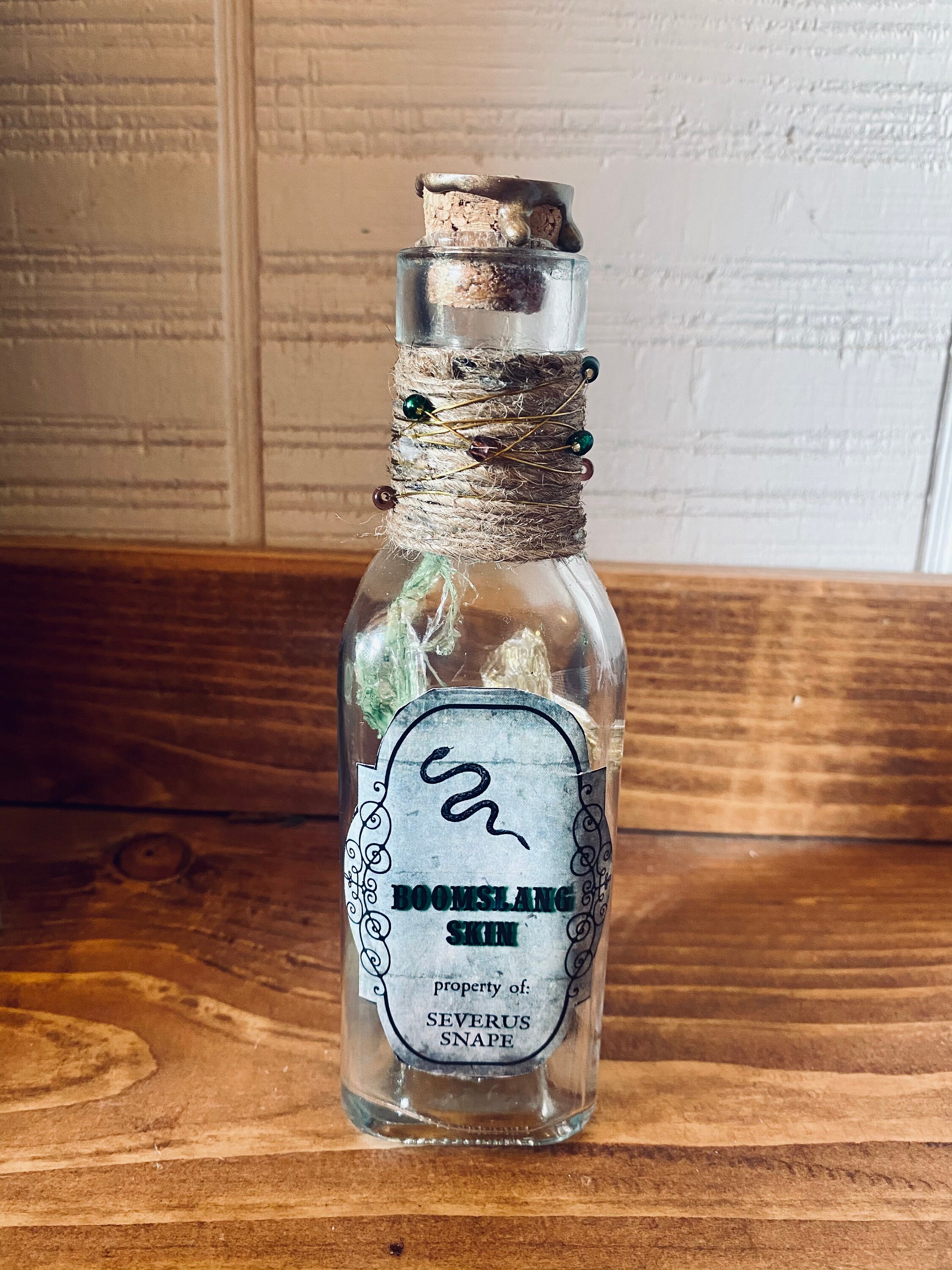 Boomslang Skin Harry Potter Potion Harry Potter Decor | Etsy