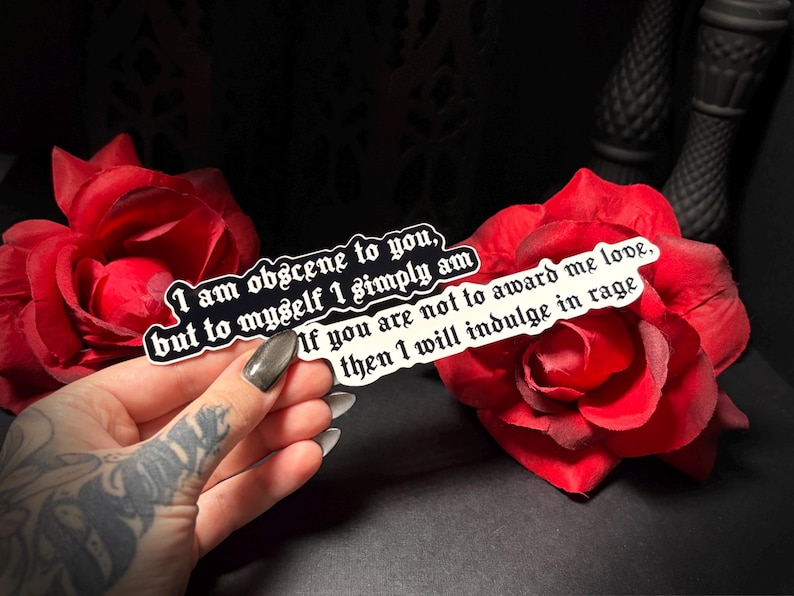 The Creature Frankenstein Quote Sticker 2025 | Guillermo Del Toro ...