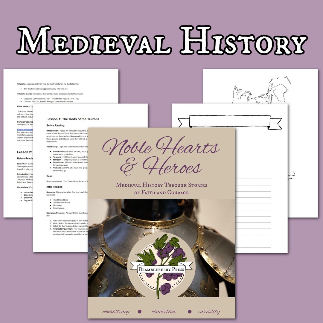 Medieval History Unit | Living Books | Charlotte Mason | Classical ...