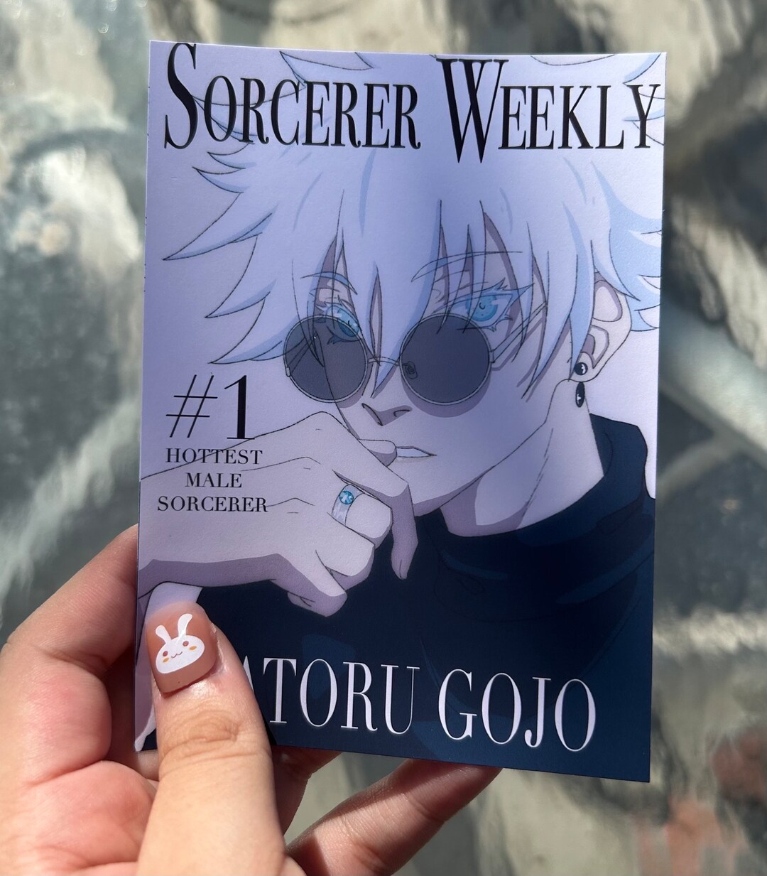 JJK Gojo Print - Etsy