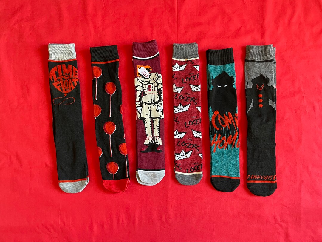 IT Horror Movie Pennywise Clown Socks - Etsy