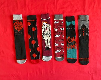 Horror Movie Socks - Etsy