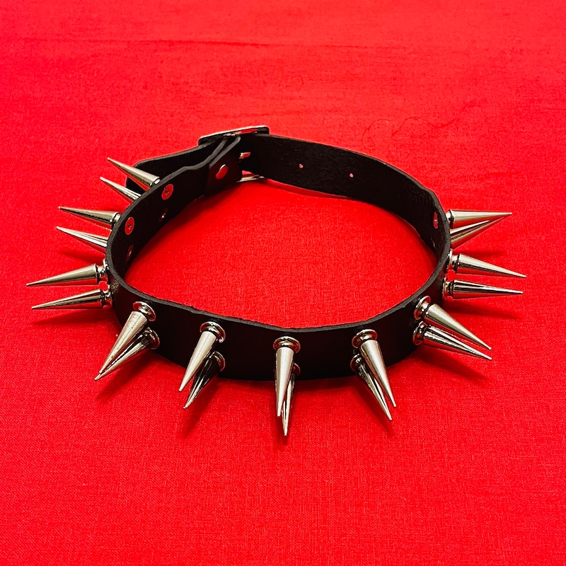 Spiked Choker - Etsy