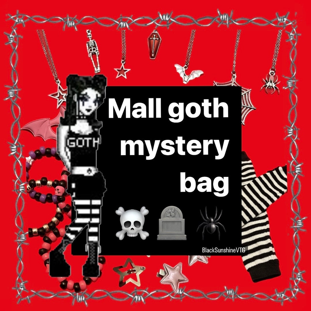 Mall Goth Mystery Grab Bag With Jewelry & Accessories Alt Nu Metal ...