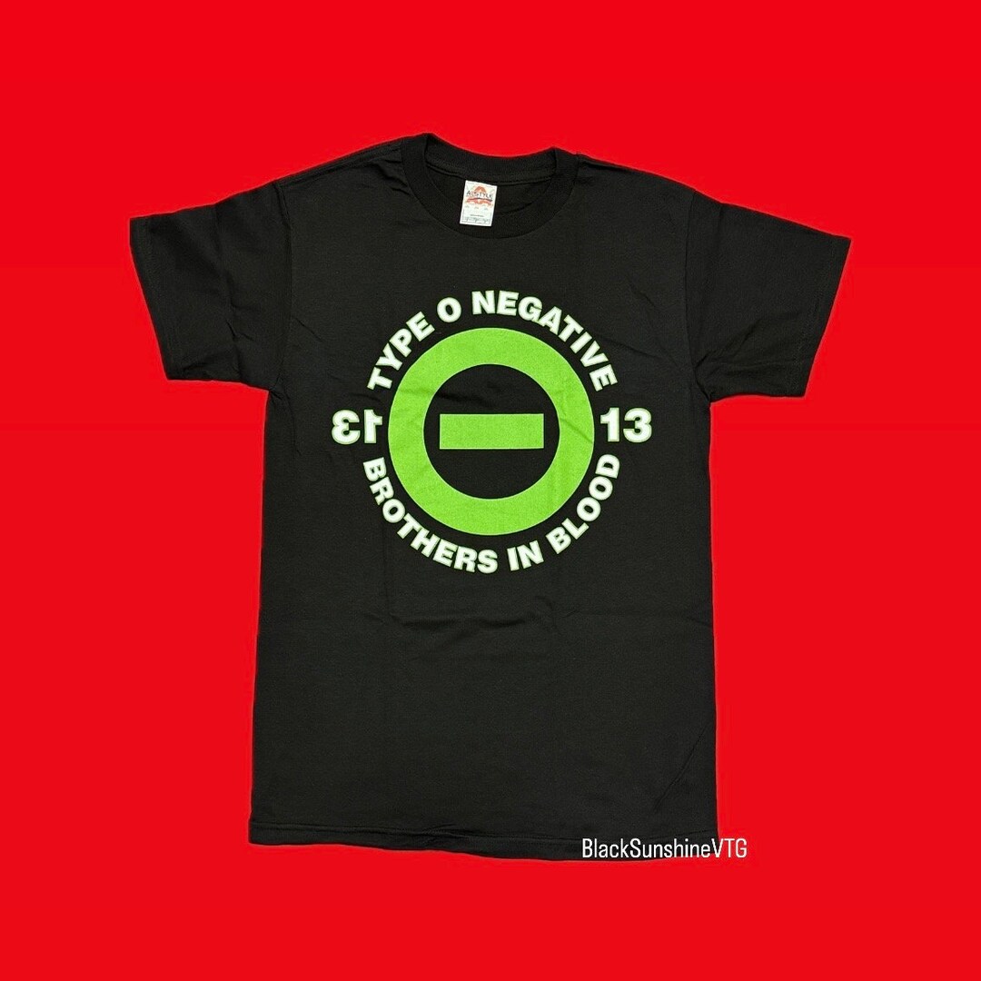 Y2K Type O Negative Brothers in Blood 13 Green Logo Goth Metal Band ...