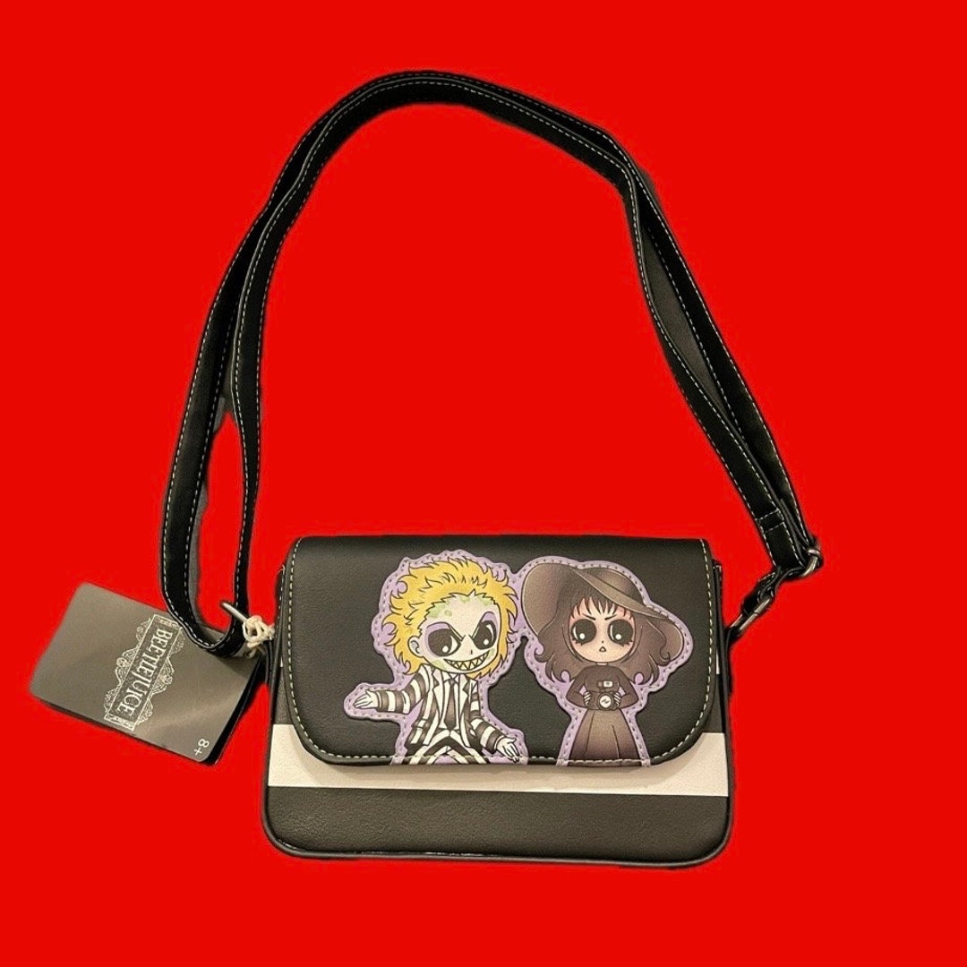 Beetlejuice & Lydia Deetz Chibi Crossbody Bag Goth Purse - Etsy