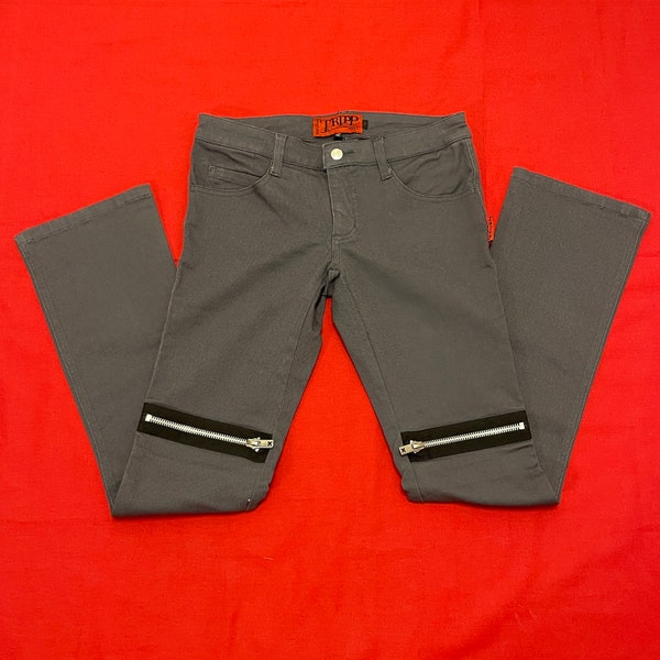 Back Zipper Pants - Etsy