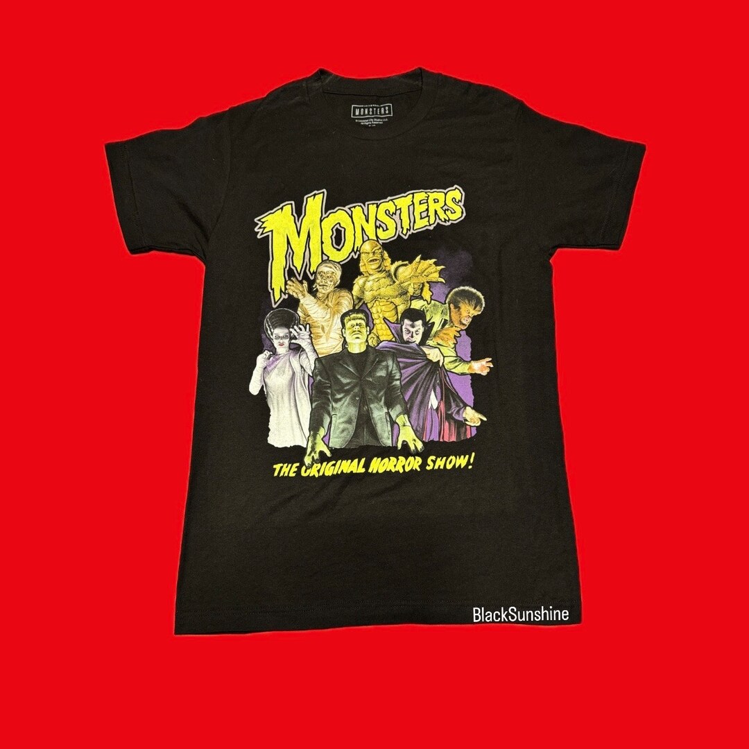 Universal Monsters Original Horror Show Monster Group Shirt S - Etsy
