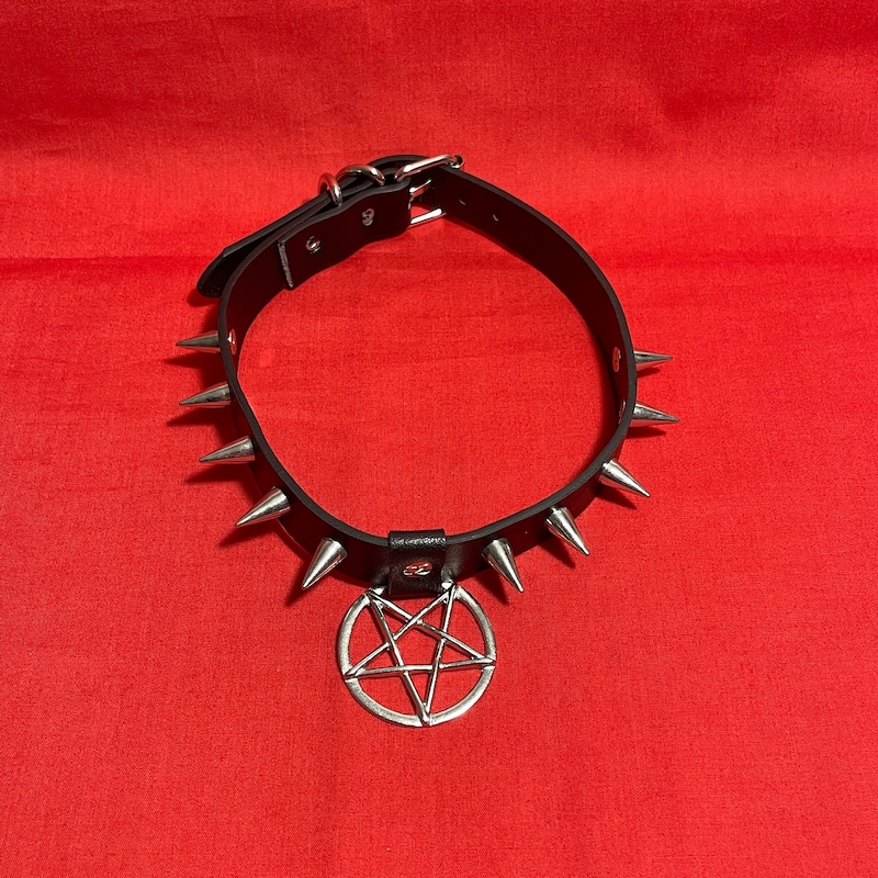Spiked Collar - Etsy UK