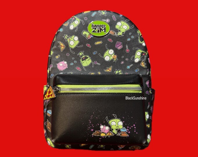 Invader Zim GIR Eating Snacks Mini Backpack - Etsy