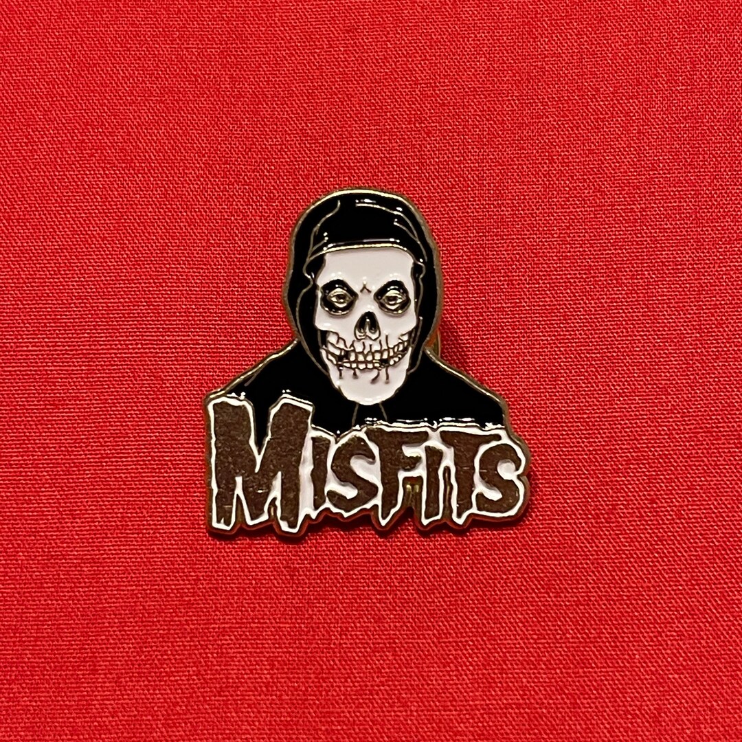 Misfits Fiend Skull Punk Bank Enamel Clip - Etsy