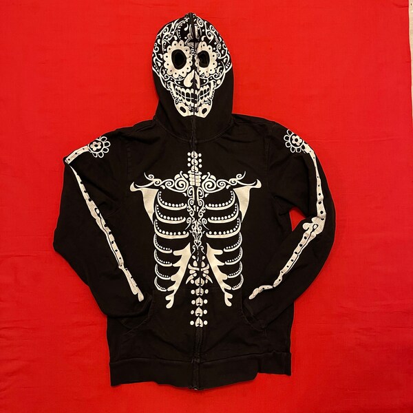 Skeleton Hoodie - Etsy