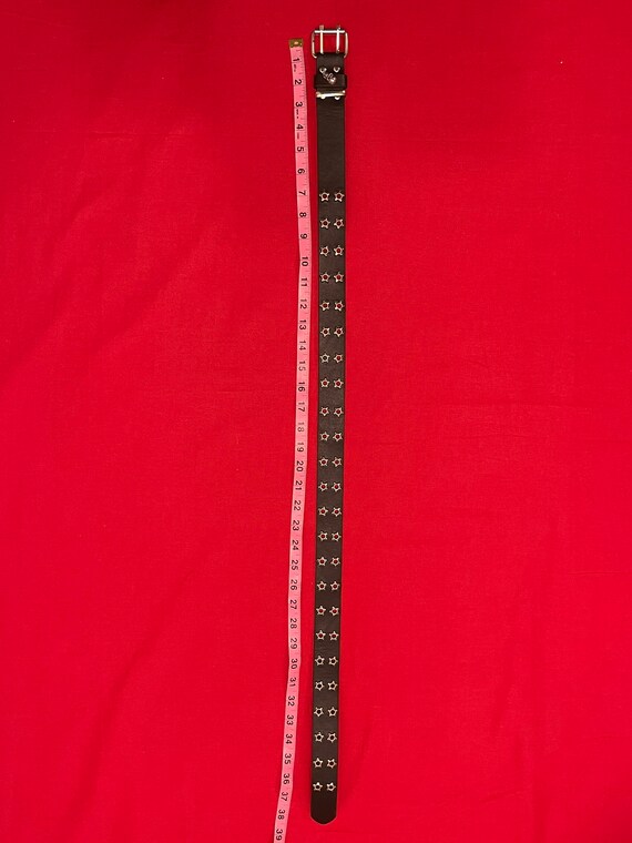 Star Shaped Eyelet with Skull Alt Goth Emo Belt - Gem