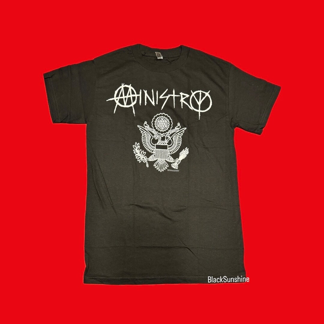 Ministry Anarchy Logo Seal Industrial Metal Band Shirt S - Etsy