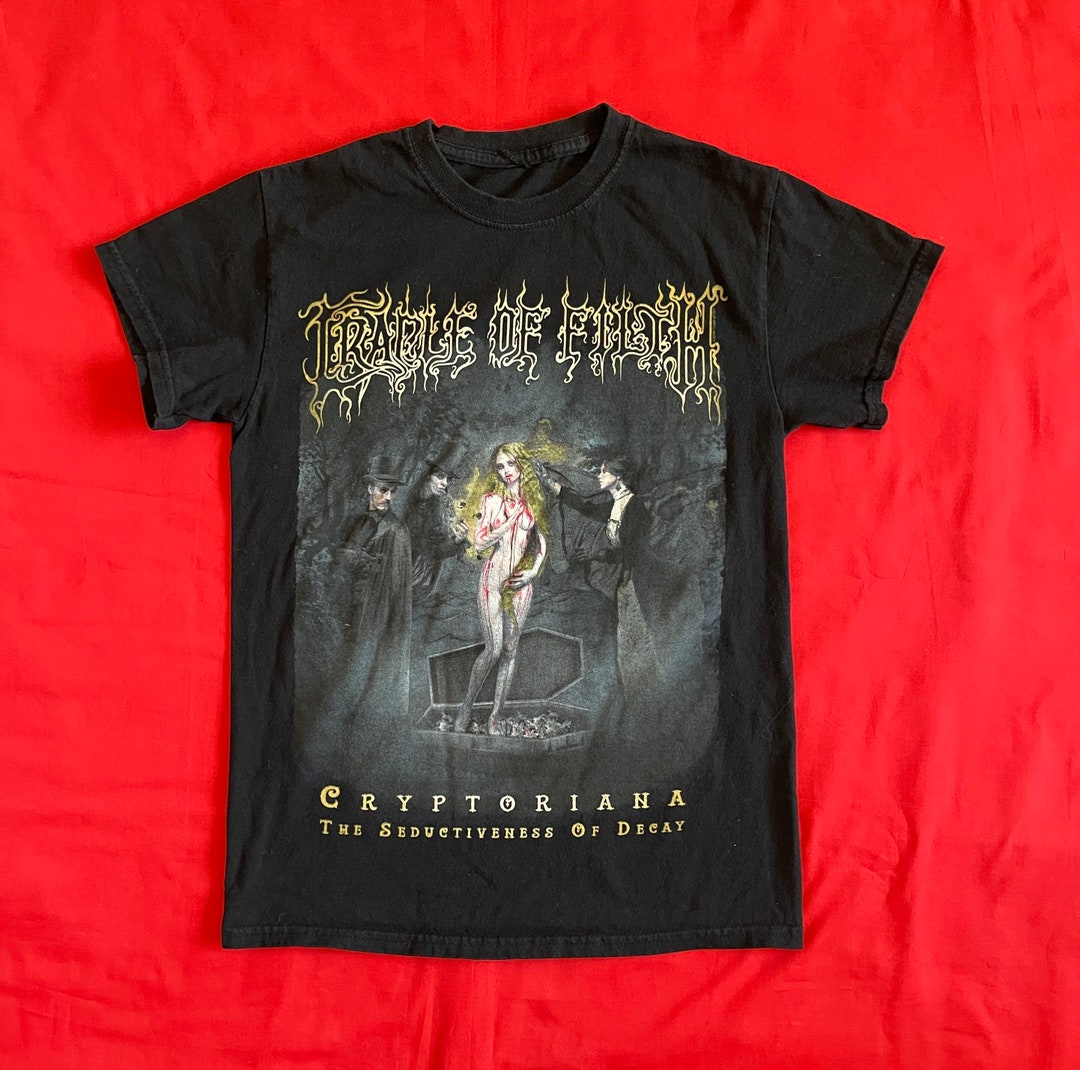 Cradle of Filth 2018 Cryptoriana World Tour Goth Metal Band Shirt S - Etsy