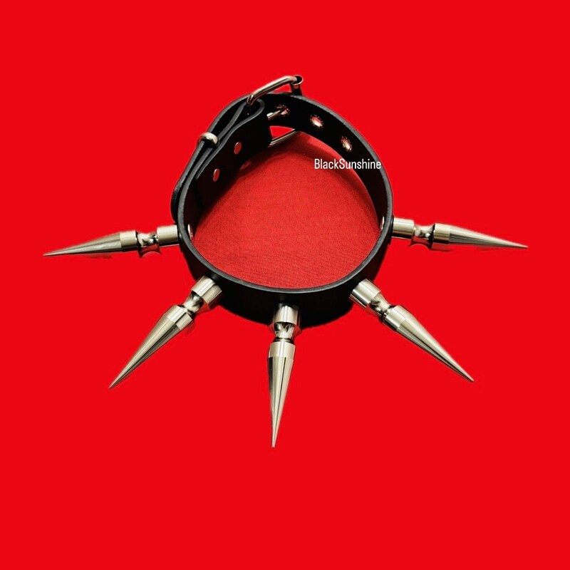 Spiked Choker - Etsy