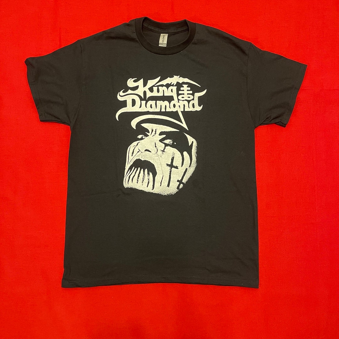 King Diamond Logo Face Graphic Metal Band Shirt XL - Etsy