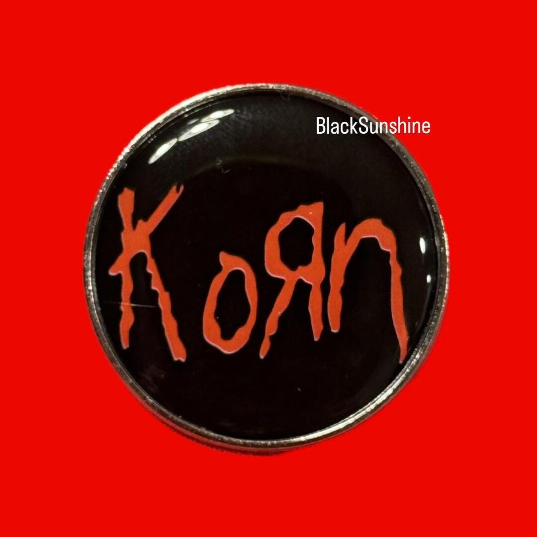 Korn Red Logo Nu Metal Mall Goth Enamel Pin - Etsy