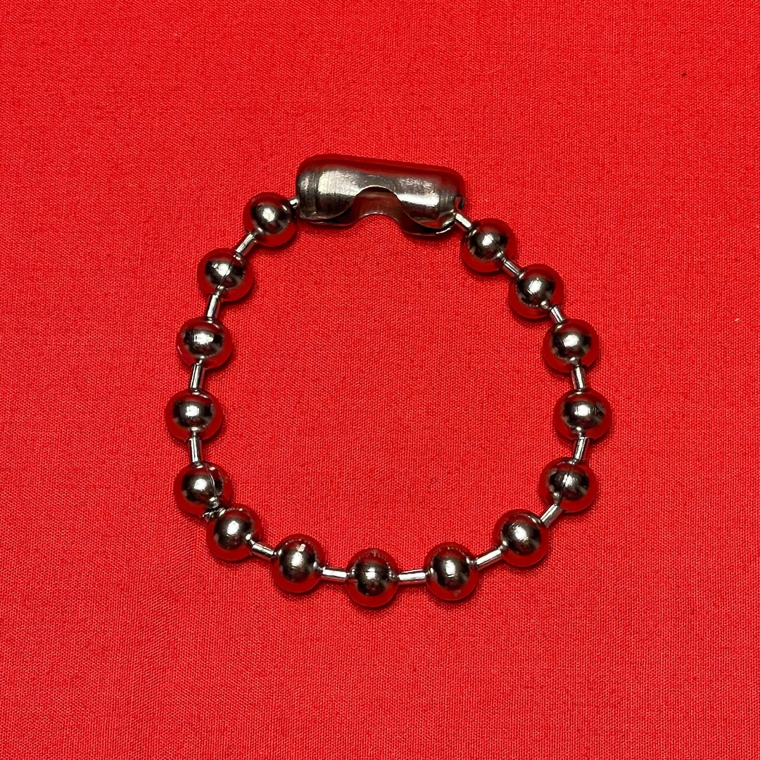 Ball and Chain Nu Metal Mall Goth Bracelet - Etsy