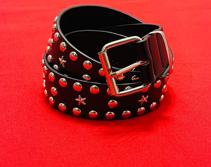 Small Star Studded Alt Goth Emo Belt - Etsy