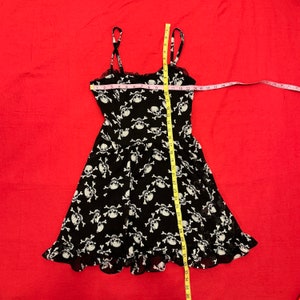 Royal Bones Black & White Skull Crossbones Mall Goth Dress S - Etsy